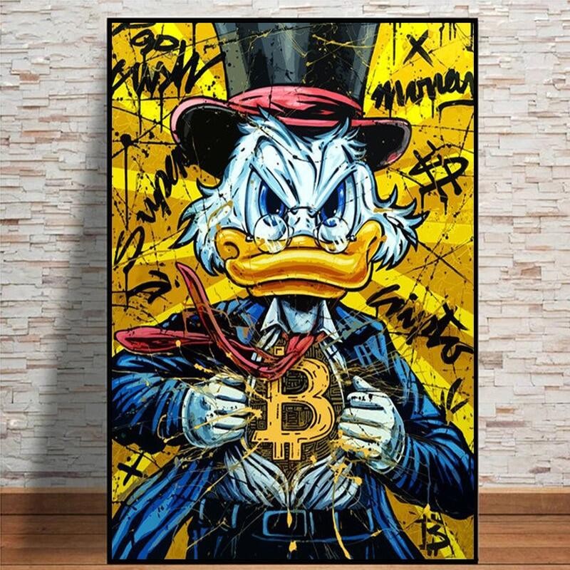 Aisle Poster Graffiti Disney Scrooge Mcduck Posters and Prints For ...