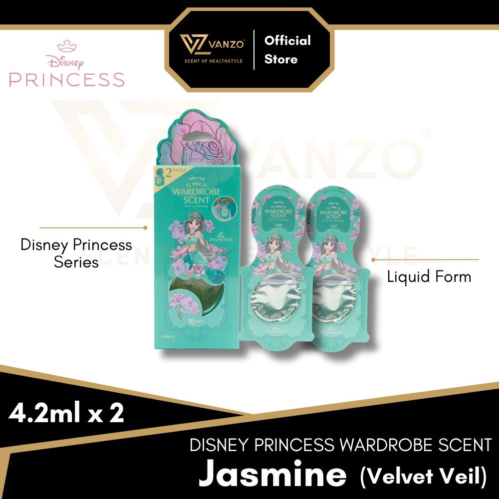 VANZO Disney Princess Wardrobe Scent - Jasmine/Velvet Veil (4.2ml ...