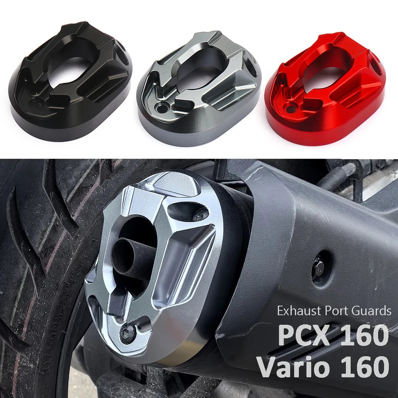 For Honda PCX160 PCX 160 2021 2022 2023 2024 Motorcycle Accessories Exhaust Pipe Cover Tail ...
