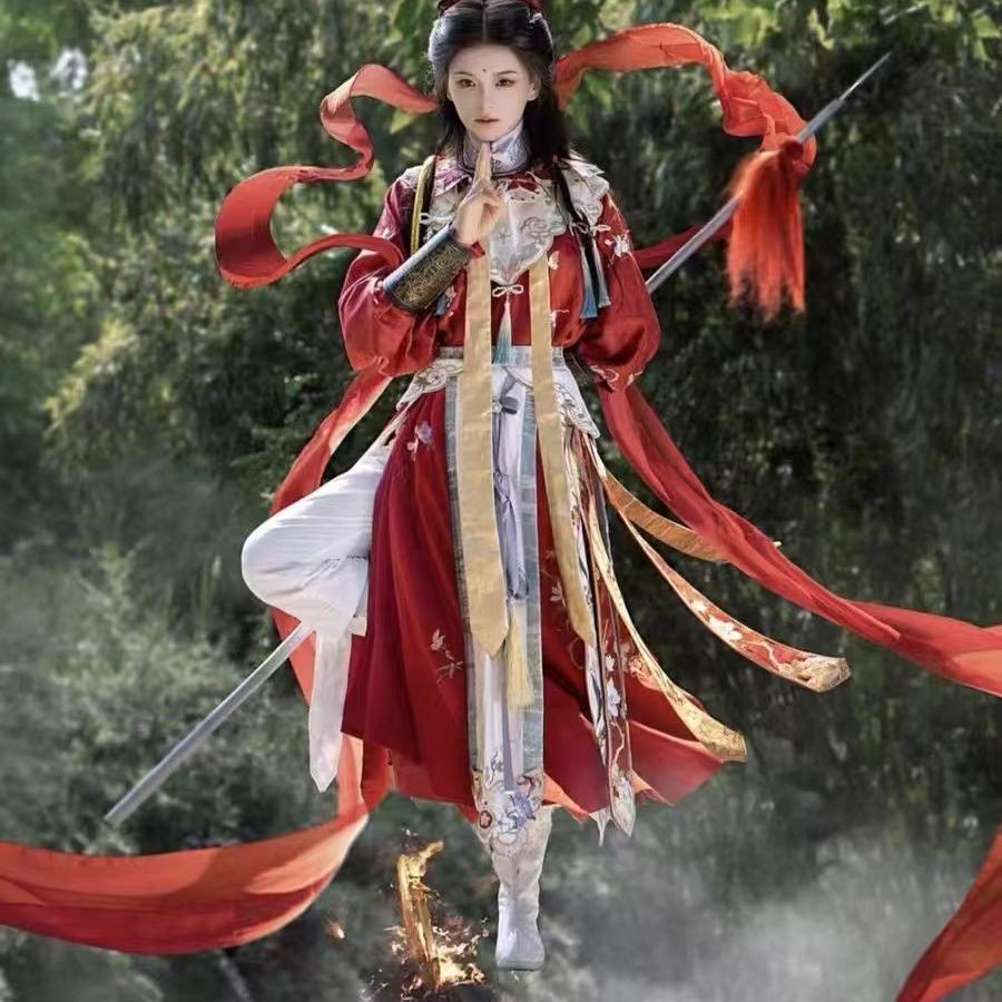 Nezha Cos Cos Cos Suit Ancient Style National Style Set Nezha: Devil ...