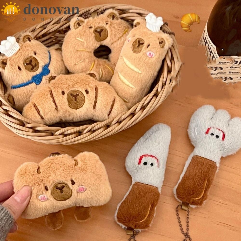 DONOVAN Food Plush Keychain, Decoration Soft Capybara Pendant, Cute ...