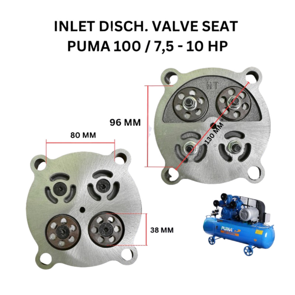 Inlet Discharge Valve Seat Puma 100 Valve Assy Puma Air Compressor ...