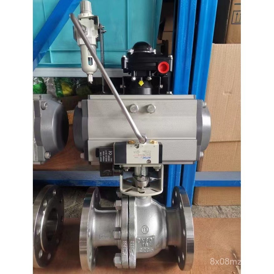 Two-phase Steel Valve 2205 Flange Ball Valve Q41F-16V 2507 Flange Ball Valve 16U PN40 PN64 100 ...