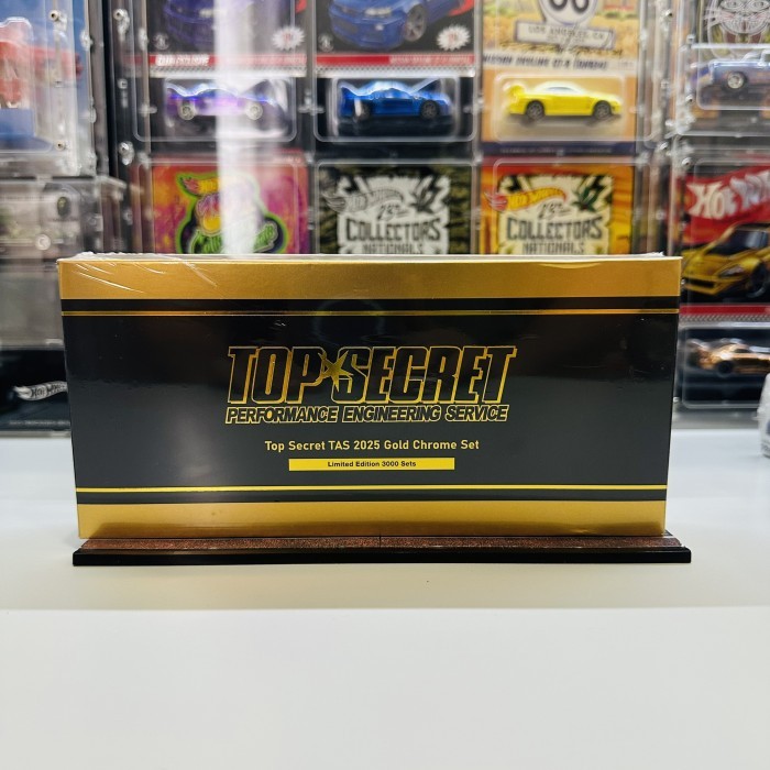 Mini GT MGTS0013 Top Secret Tokyo Auto Salon 2025 Gold Chrome Set ...