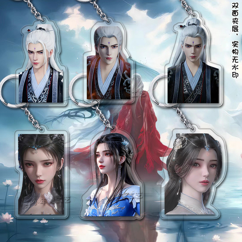 Acrylic Keychain Wang Lin Wang Mazi Li Muwan Animation Country Anime ...