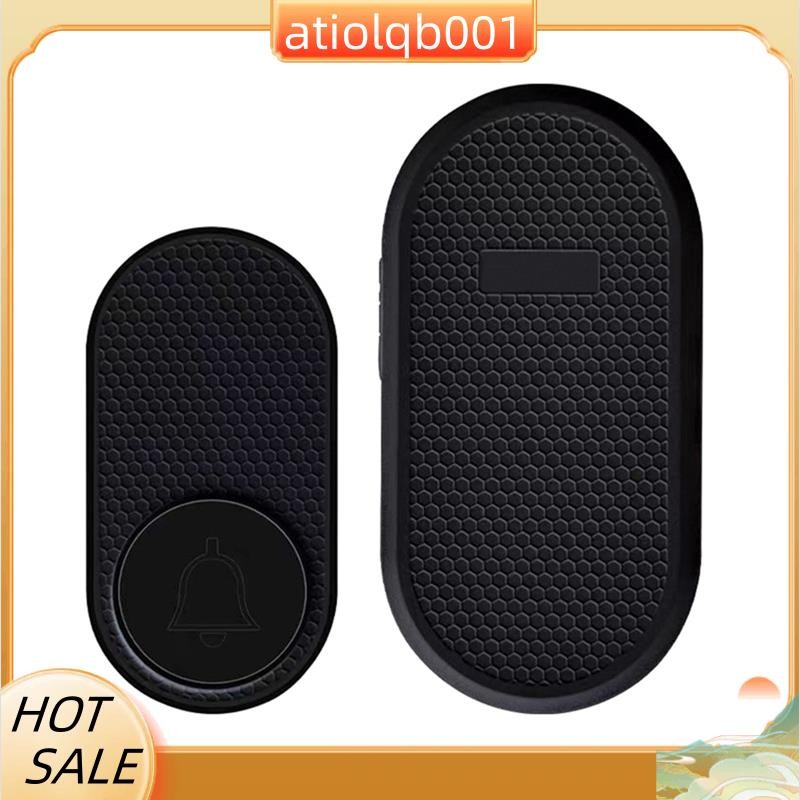 EU PLUG Wireless Doorbell Long Distance Elderly Pager Smart Remote ...