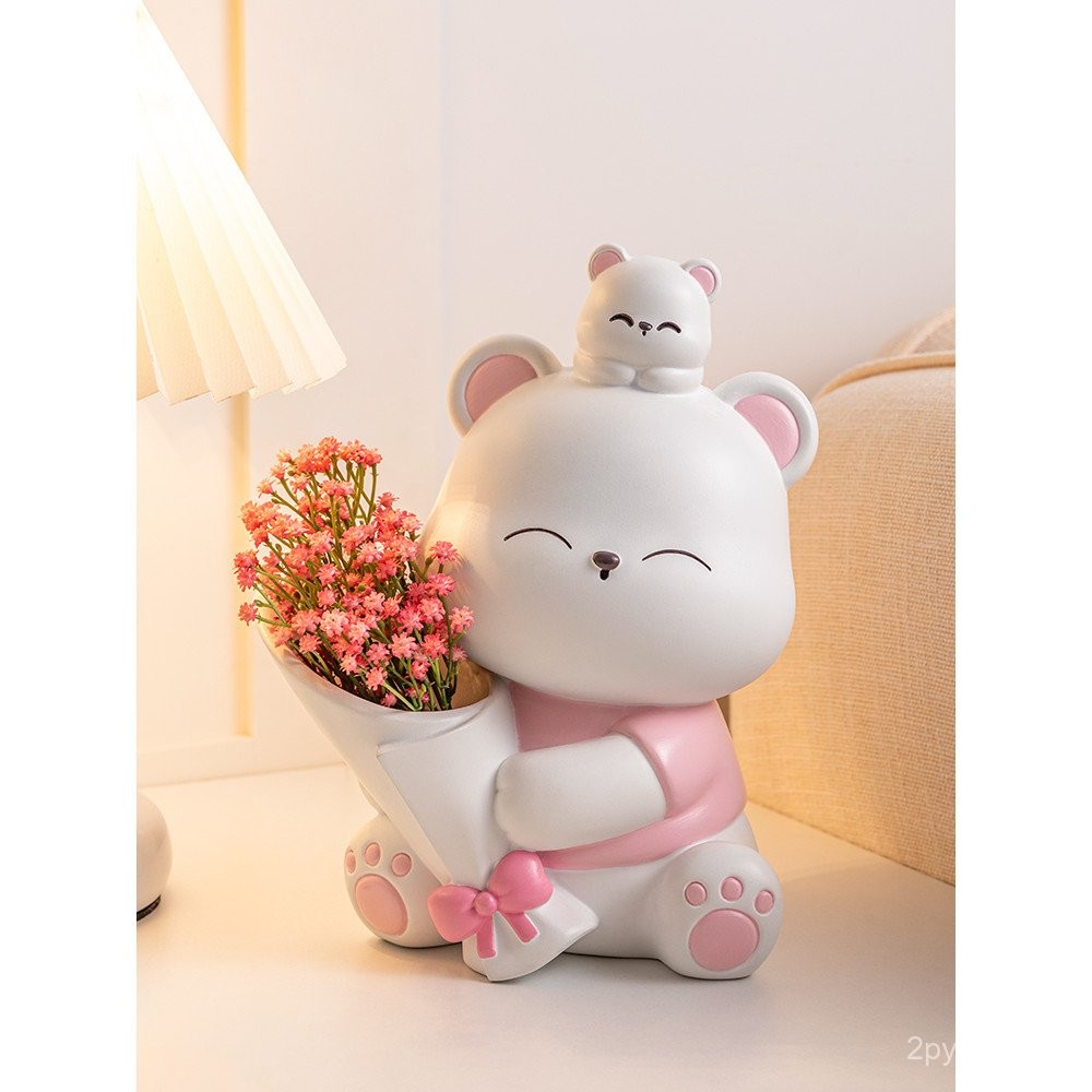 Beruang ganas bunga tangan comel pintu masuk ruang tamu almari ...