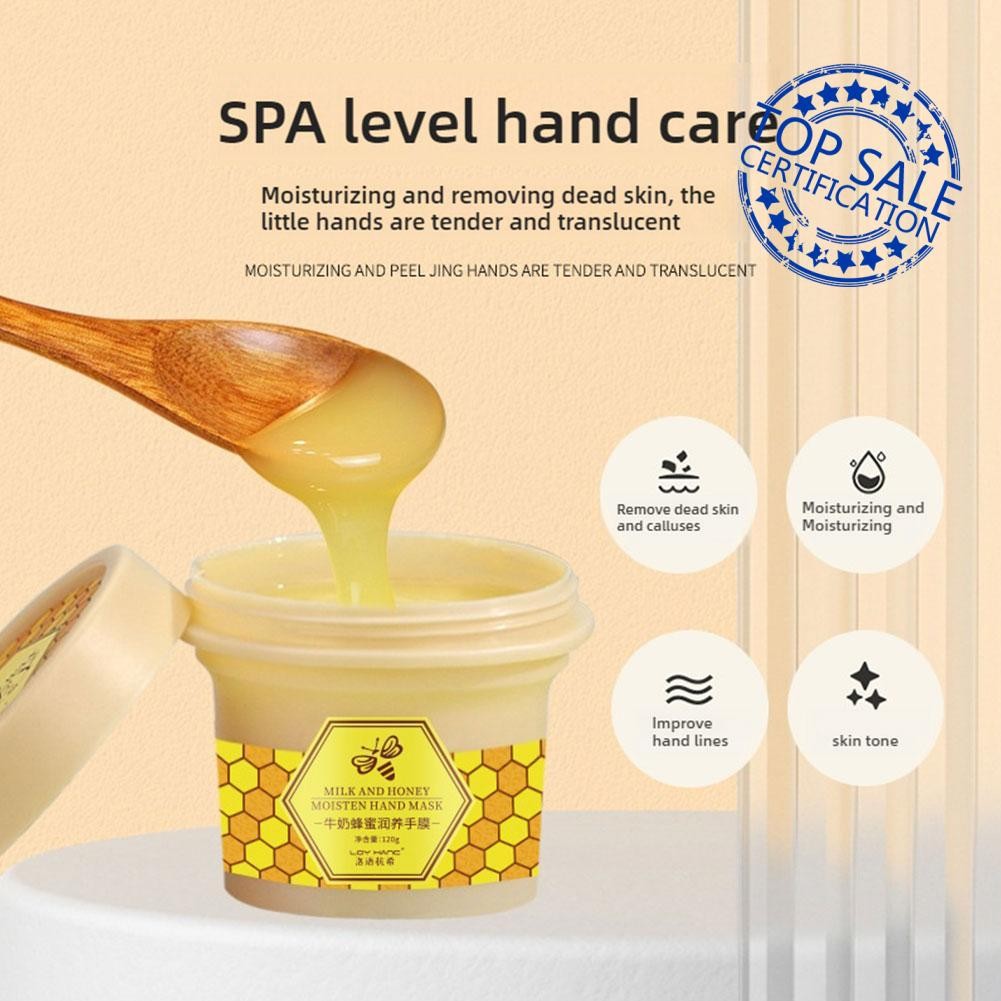 Milk Honey Moisturizing Hand Mask Tearable Hand Mask Care Hand Wax Hand ...