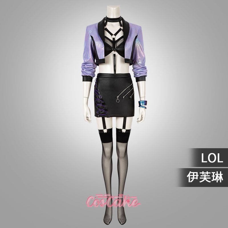 League of Legends KDA Complete set of singing costume cosplay | Shopee ...