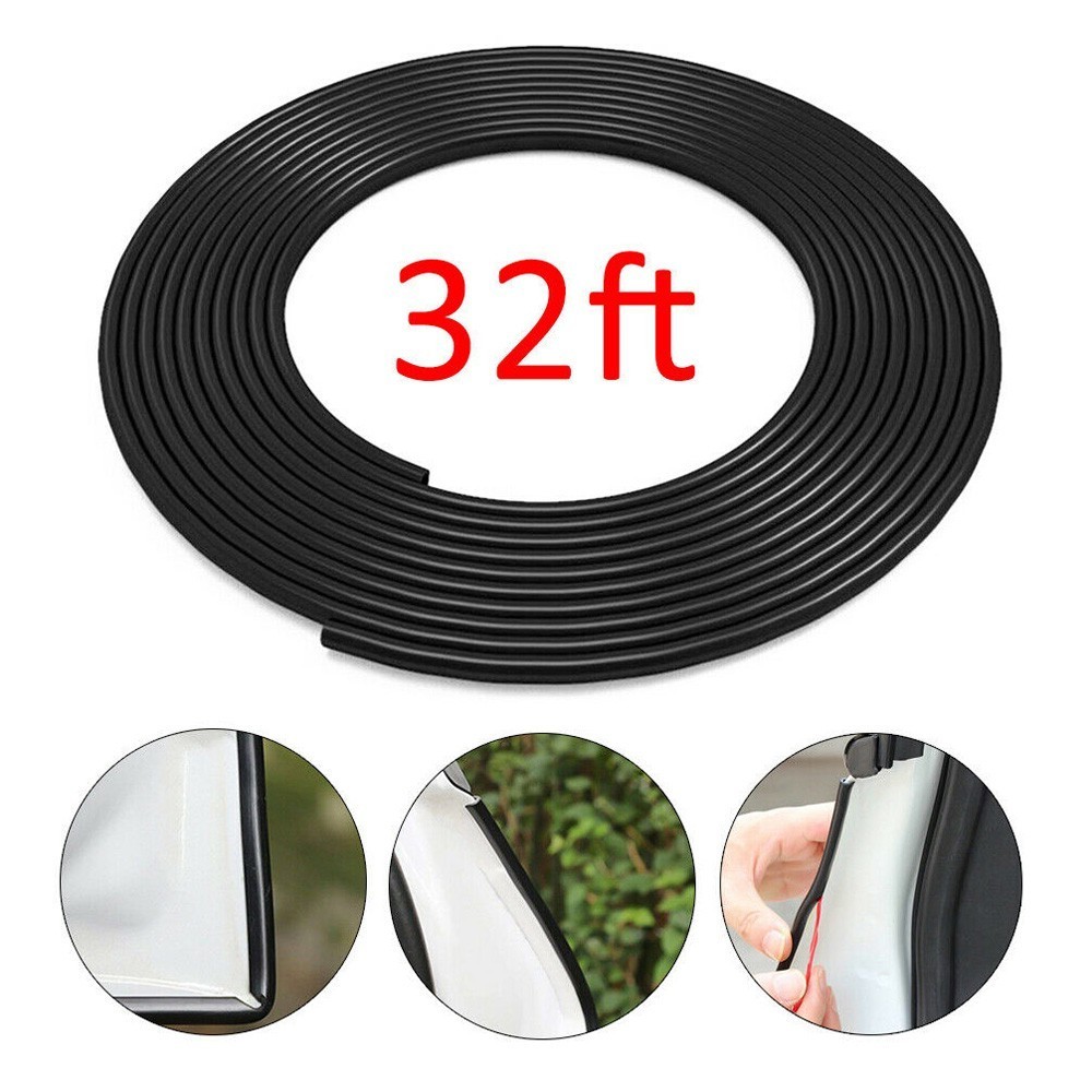 [HOT] 10M/32ft Car Door Edge Guard Strip U Shape Rubber Seal Molding ...