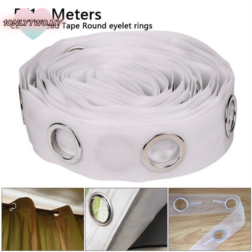 1ONLYTWO Curtain Head Tape, Non-woven DIY Round Eyelet Rings, Grommet ...