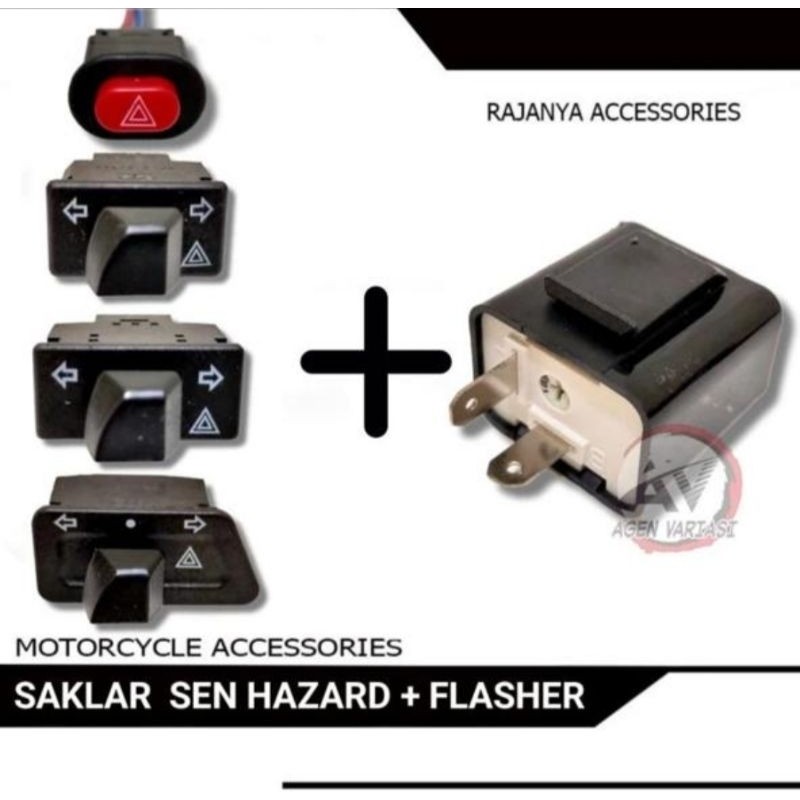 Sein FLASHER PACKAGE SET PLUS HAZARD PNP SEIN SWITCH ALL VARIO BEAT ...