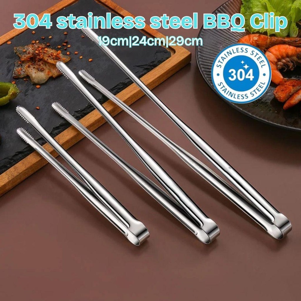 High Quality Stainless Steel Grill Tongs/ Kitchen BBQ Long Tongs Clip ...