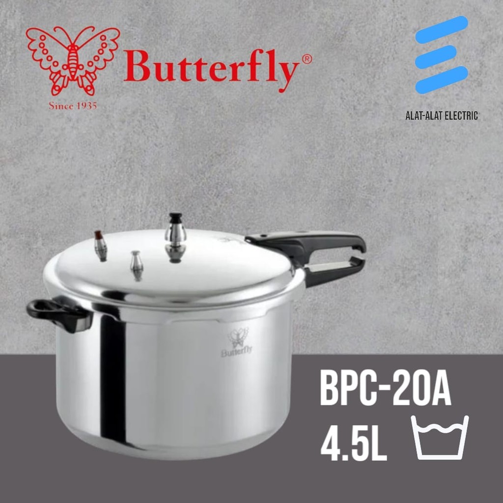 Butterfly Pressure Cooker 4.5 Liter - BPC-20A | Shopee Malaysia