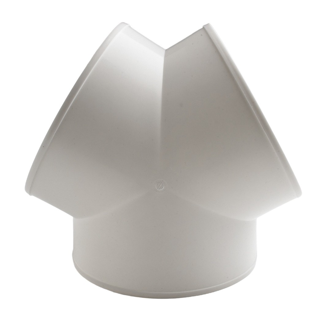 PVC Y Shape Ducting Splitter Connector for Extractor Fans Range Hood ...