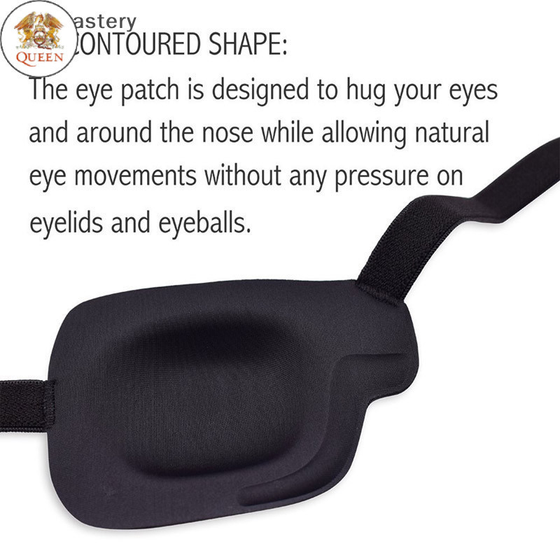 QC Pirate Eye Patch Unisex Black Single Eye Patch Eyepatch One Eye ...
