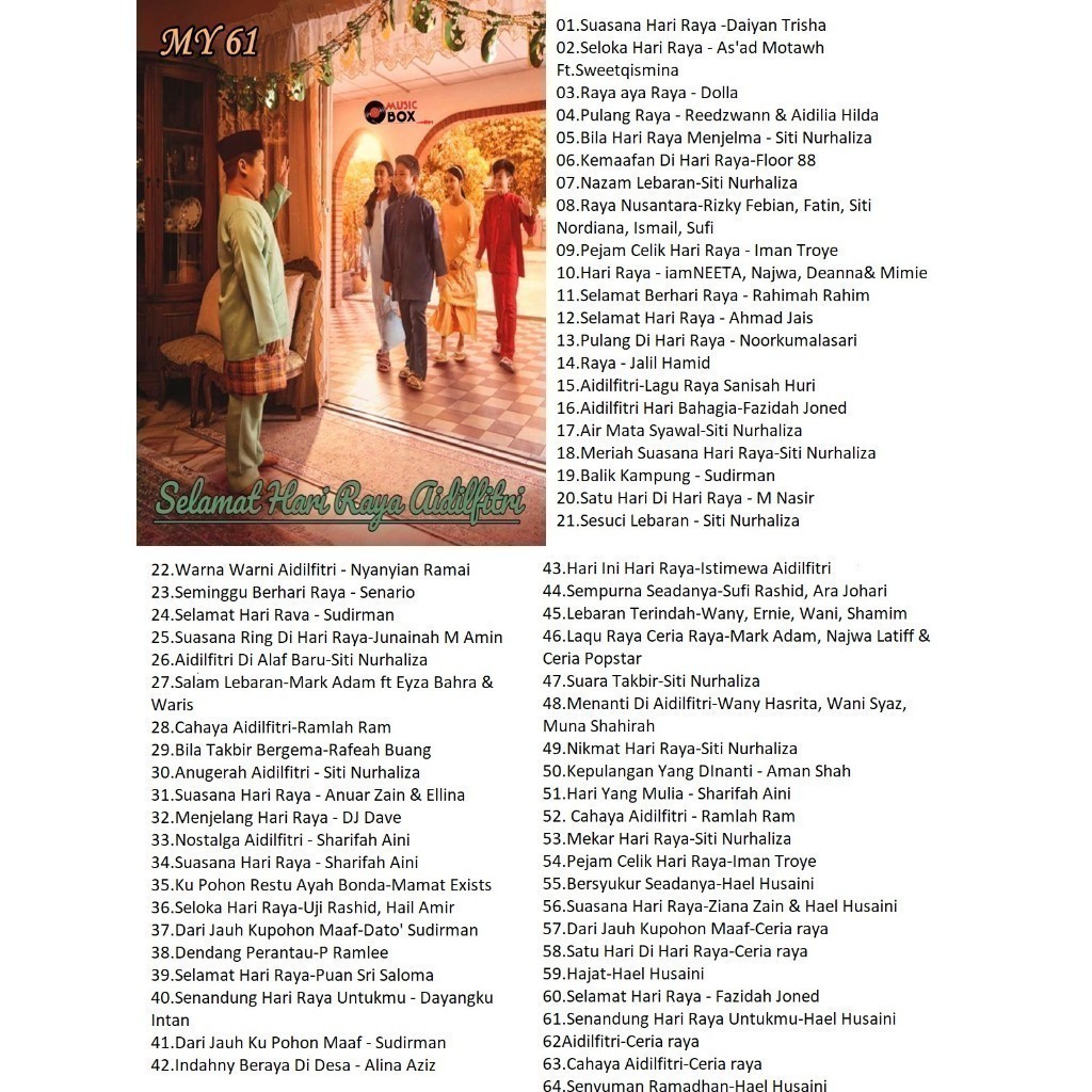 PENDRIVE USB MP3 SELAMAT HARI RAYA AIDILFITRI LAGU MY61 | Shopee Malaysia