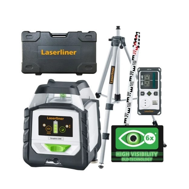 Laserliner, 515Nm Green, 1 Line Laser Level, Laserliner Duraplane G360 ...