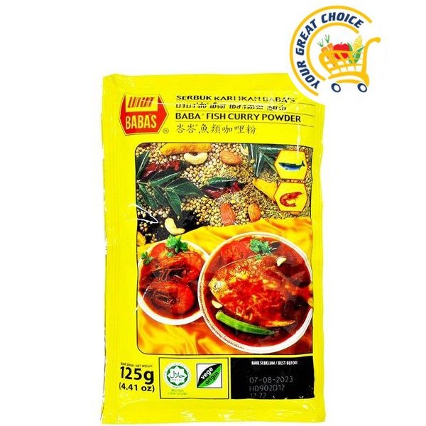 Baba's Fish Curry Powder Spices 125g | Shopee Malaysia