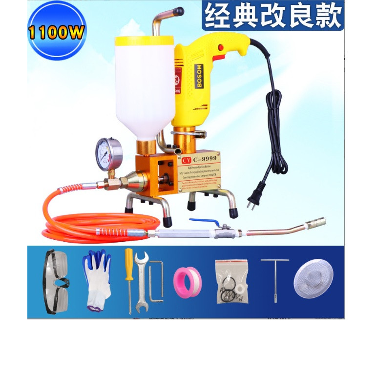 PU Polyurethane EPOXY INJECTION GROUTING MACHINE PUMP PACKER GROUT SEMI ...