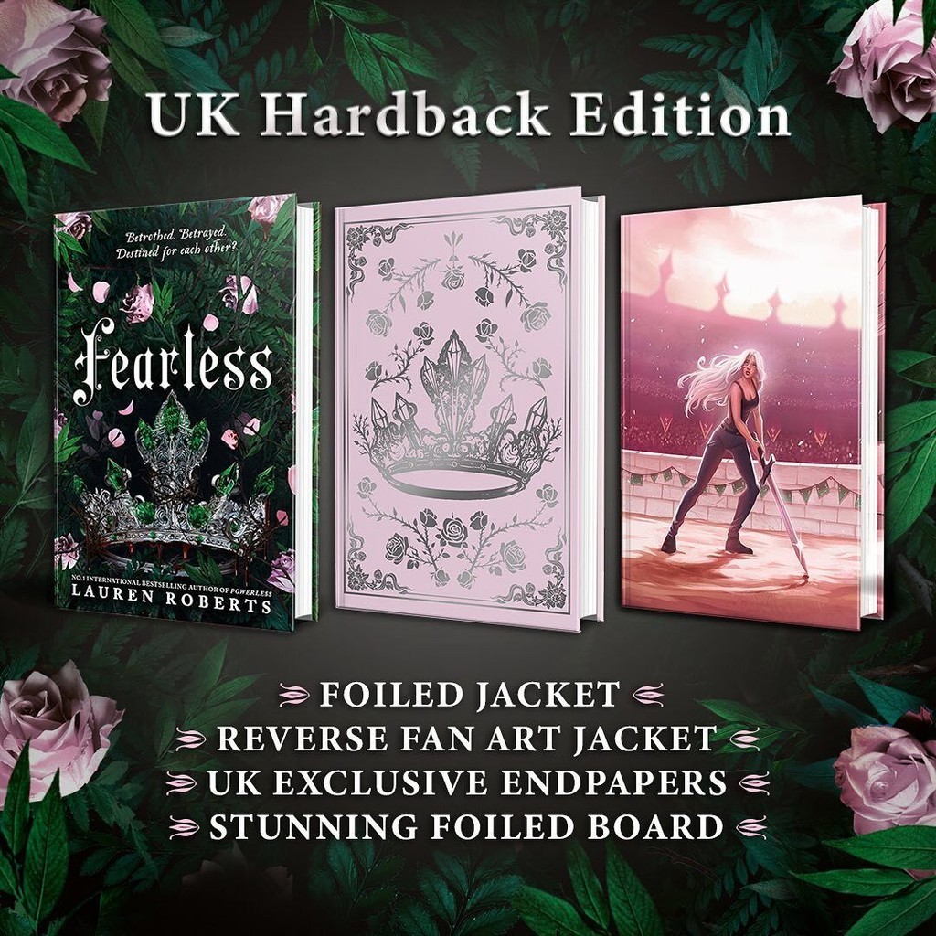 Fearless (Powerless Trilogy #3) by Lauren Roberts (Limited UK Hardcover ...