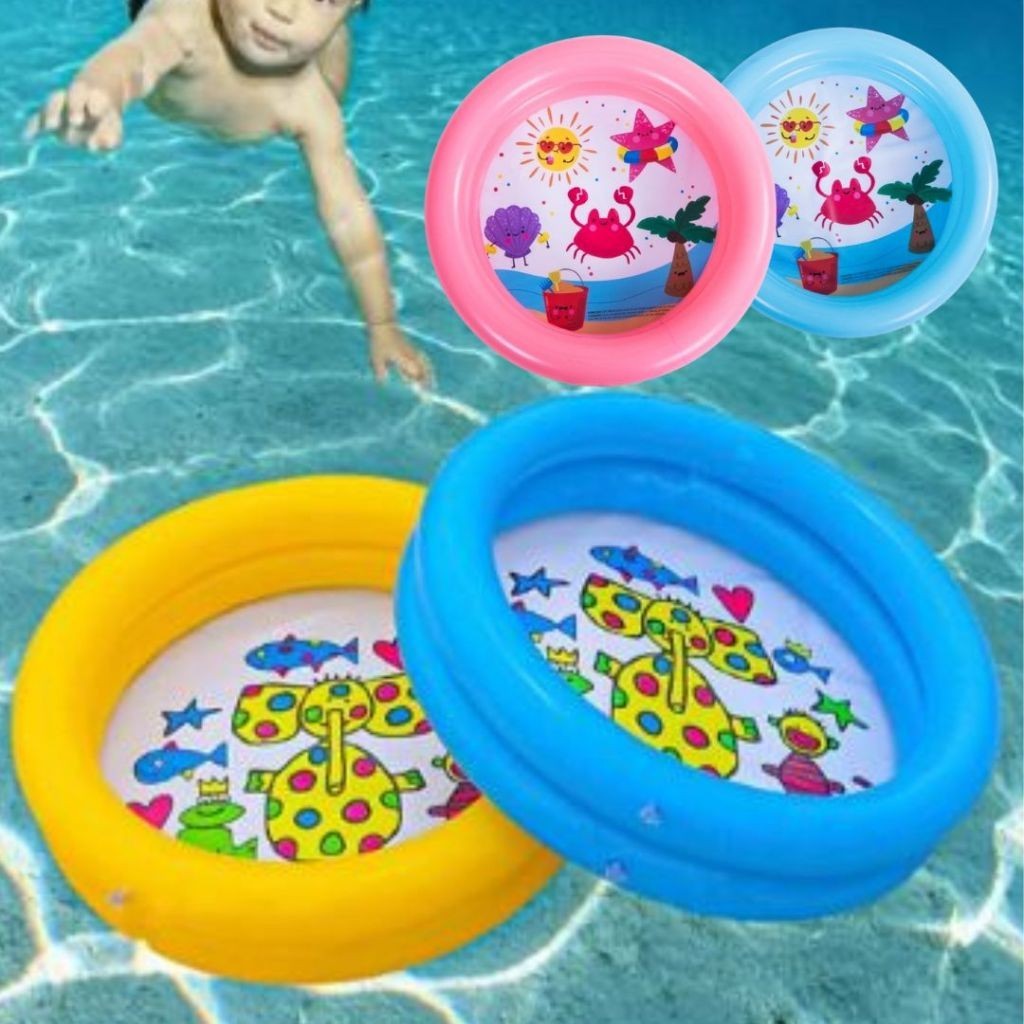 Children's Pool for Beach Baby Pool Vinyl Resistant 21 Litres | Shopee ...