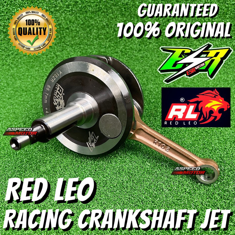 RED LEO RACING CRANKSHAFT JET ROD Y15 Y15ZR 2mm 4mm 4.5mm 4.65mm 6mm 6.15mm 7.15mm 7.65mm 8.65mm ...