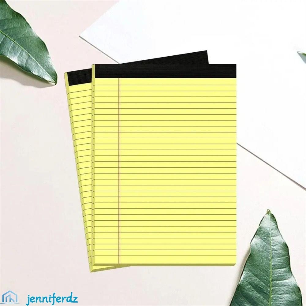 JENNIFERDZ Legal Pad, 50 Pages Ink-proof Writing Sheet Paper, Memo Pad ...