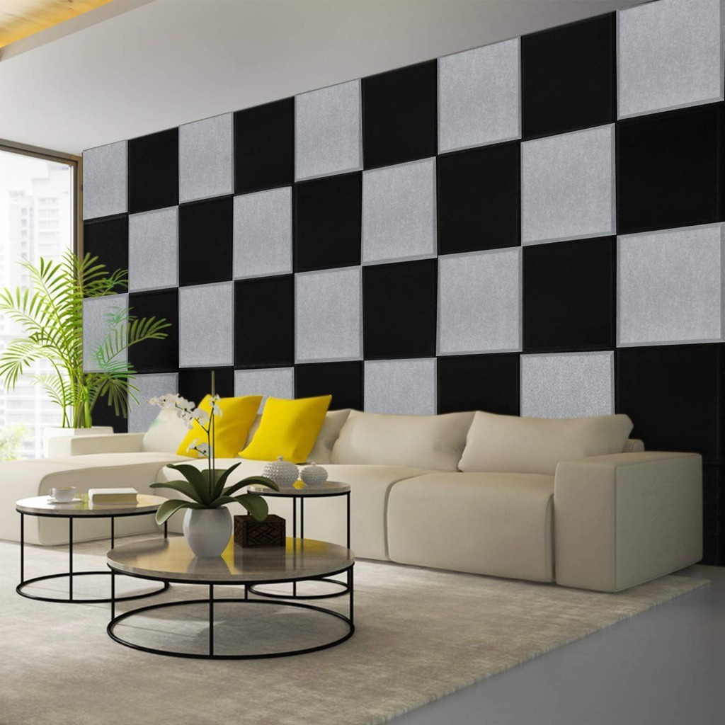 Polyester Fiber Fabric Studio Wall Sound Deadening Acoustic Panels ...