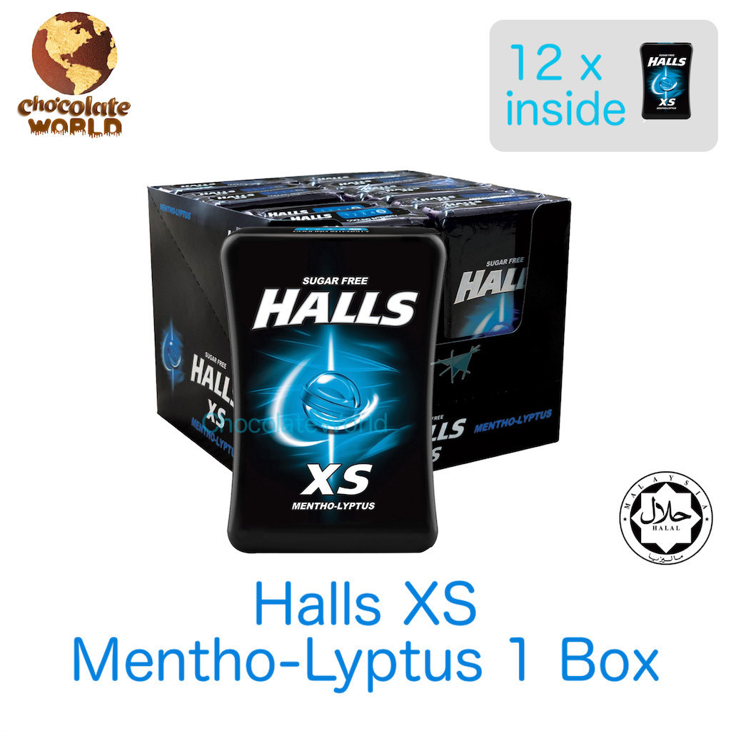 Halls XS Sugar Free Candy Mentho-Lyptus (15g x 12)/(15g x 6) | Shopee Malaysia