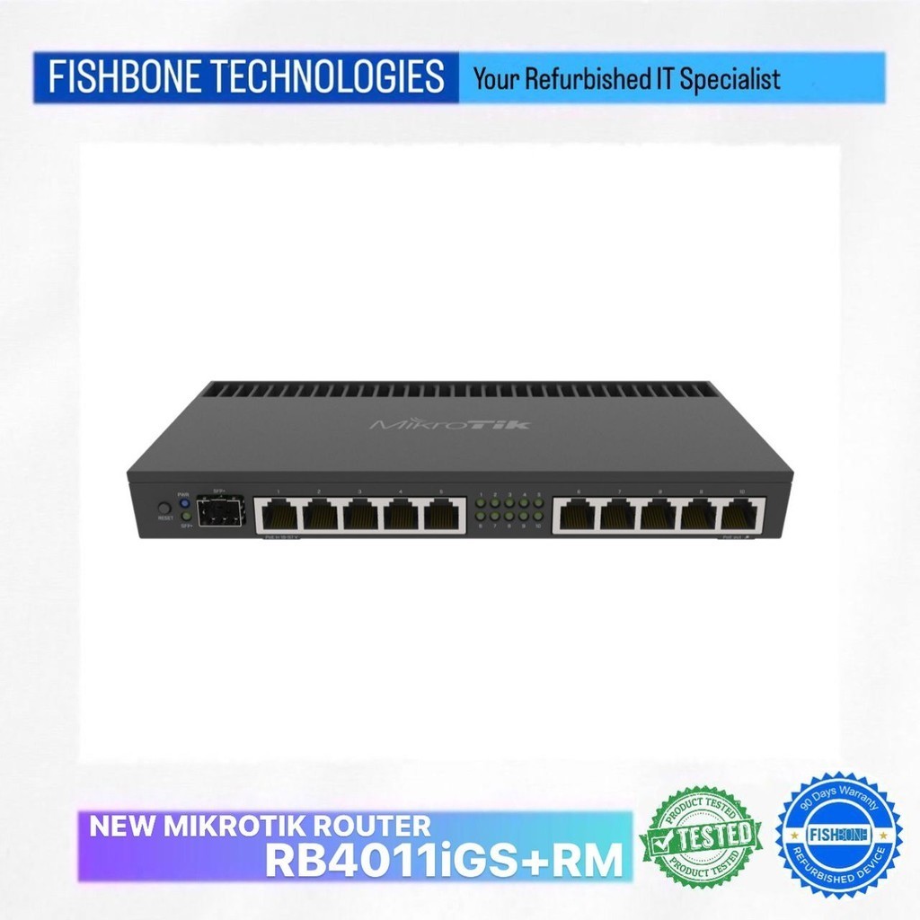 Mikrotik RB4011iGS+RM Routers (NEW) | Shopee Malaysia