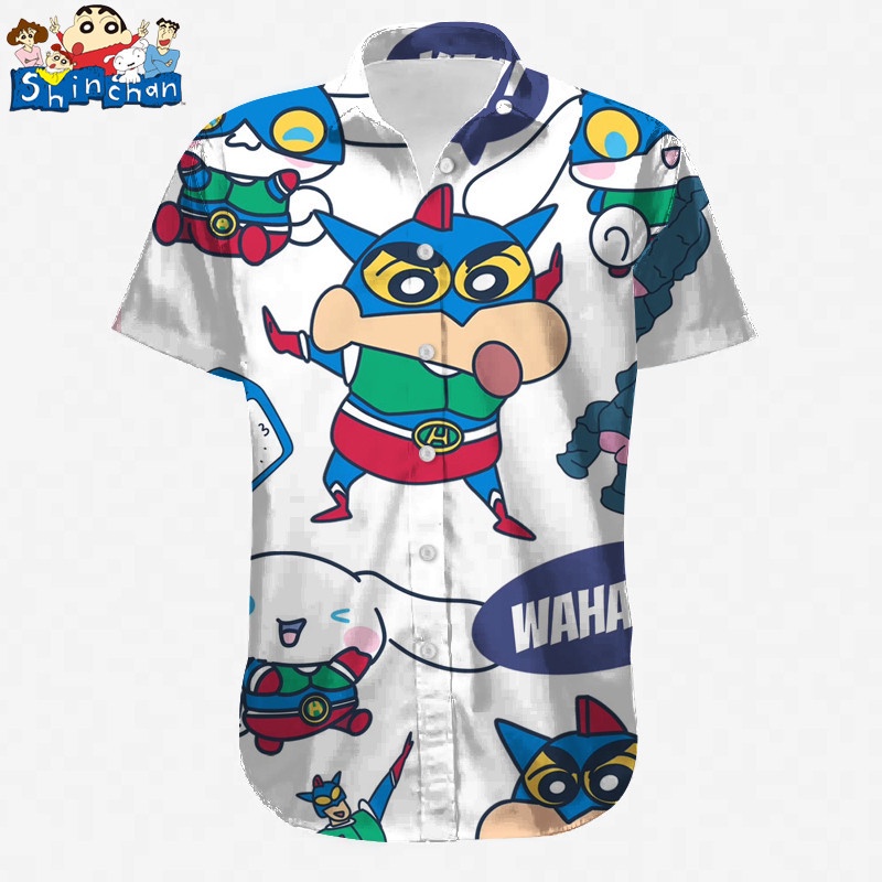 Crayon Shin-chan 3D printing shirt summer top boys and girls anime ...