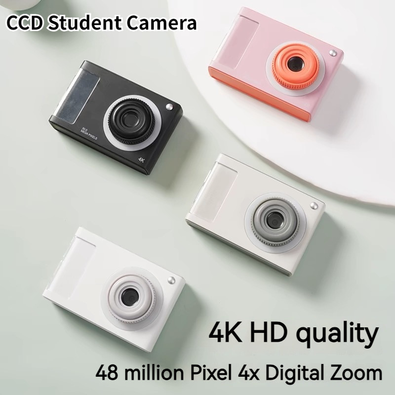 Digital Camera 4K HD Camera CCD Mini Pocket Camera 48MP 1080P HD Camera ...