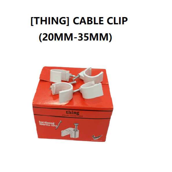 [THING] Heavy Duty Cable Clip PVC Cable U Clip Wall Wire Clip Hardened ...