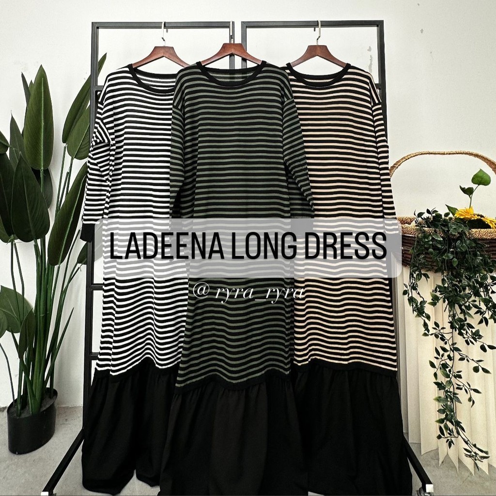 LADEENA LONG DRESS ( READY STOCK ) | Shopee Malaysia
