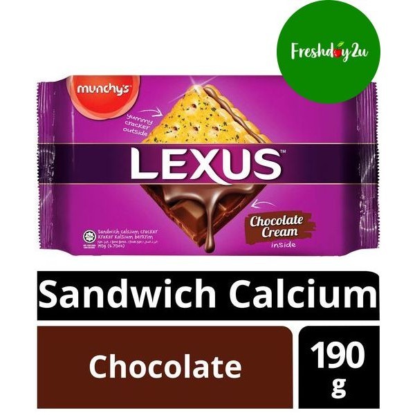Munchy's Lexus Sandwich Calcium Crackers Chocolate 190g | Shopee Malaysia