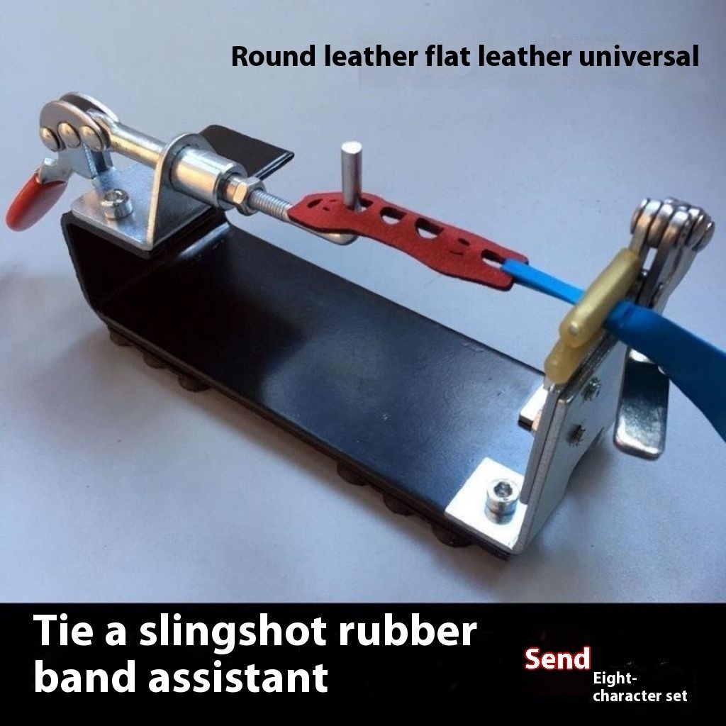 New Style Tie Slingshot Rubber Band Tool Manganese Steel Table-Style ...