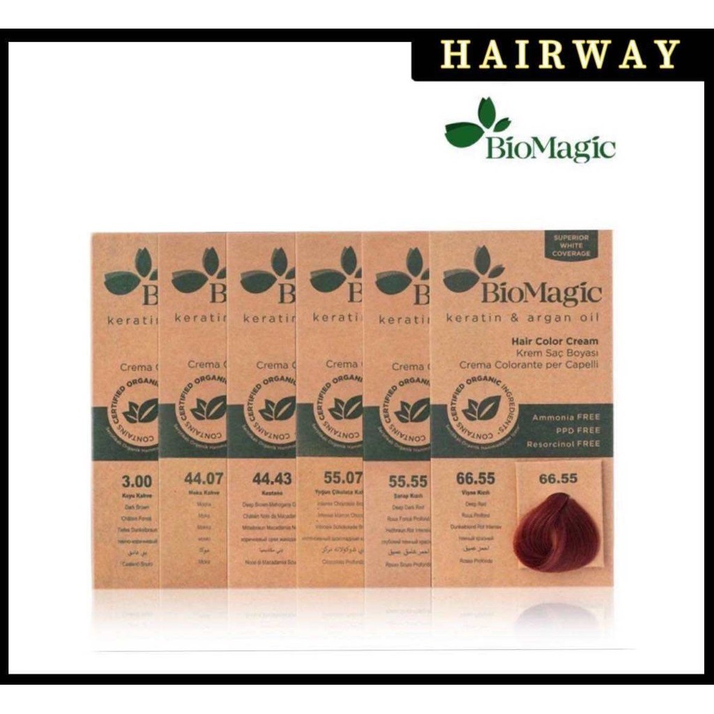 BioMagic Permanent Hair Color (Ammonia Free) | Shopee Malaysia
