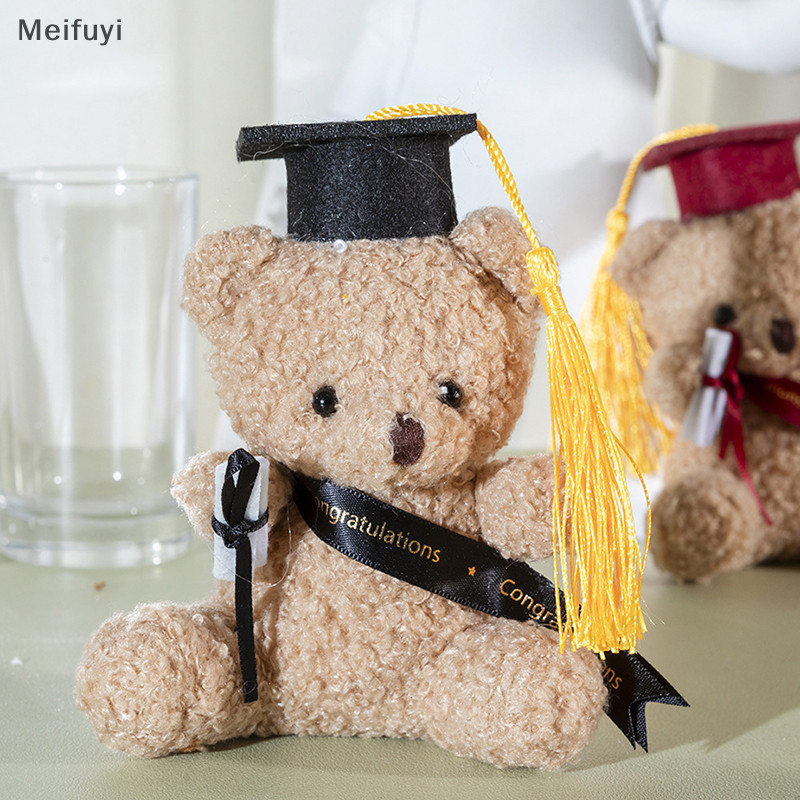 [Meifuyi] Graduation Bears Cap Dr. Stuffed Graduate Doll Plush Animals ...