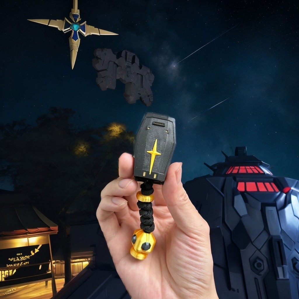 [M-gugu] Cross Shield Direct Push+Rotating Push Card Mechanical Ding ...
