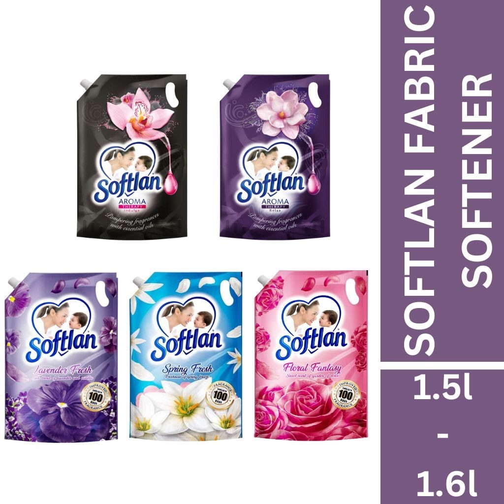 SOFTLAN Fabric Softener Refill Pack (1.5L-1.6L) | Shopee Malaysia
