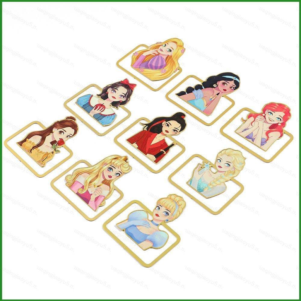 Disney Princess Metal Skeleton Bookmark Gift For Girls Barbie Ariel ...