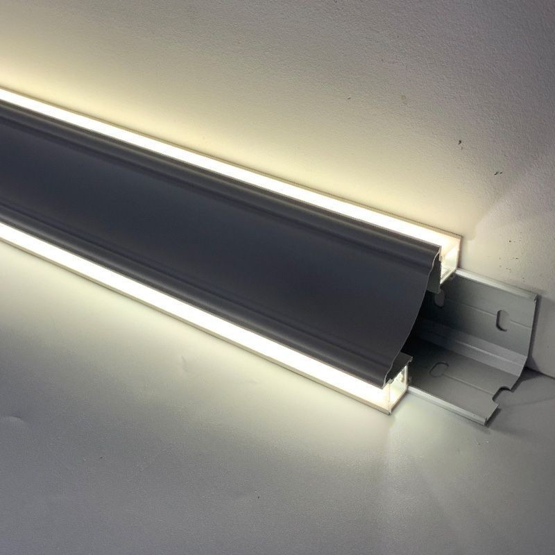 Led Corner Plaster Light with Ceiling Linear Light Ceiling-Free Living ...