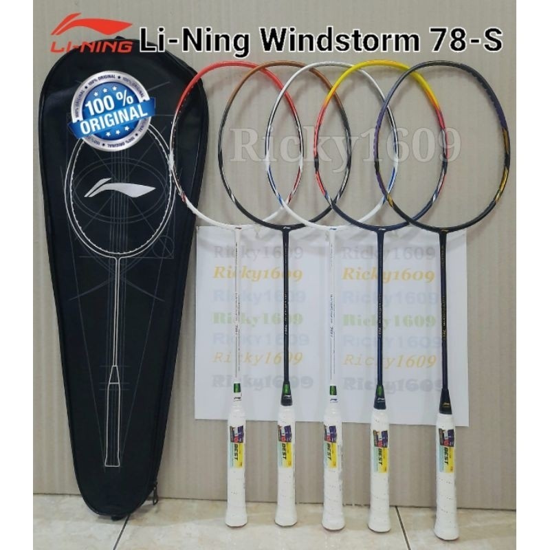 Lining WINDSTORM 78-S BADMINTON Racket/LINING WINDSTORM 78S (78G ...