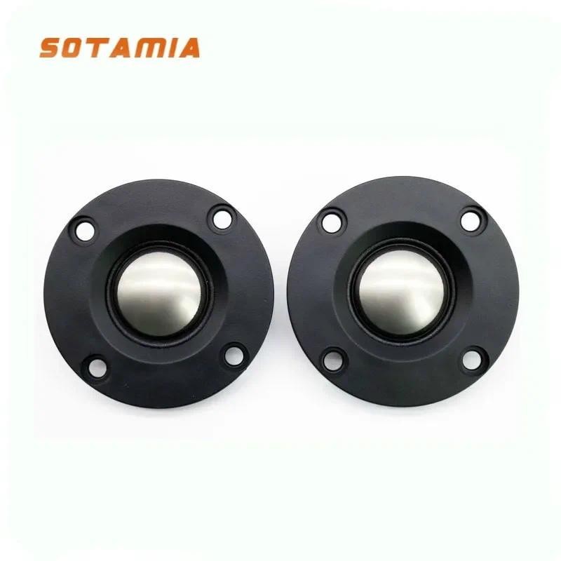 SOTAMIA 2Pcs 2 Inch Tweeter Audio Speaker 4 Ohm 6 Ohm 15W Titanium Film ...