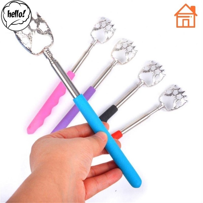 HS 60-22cm Extendable Stainless Steel Itch Scratching Stick / Smooth ...
