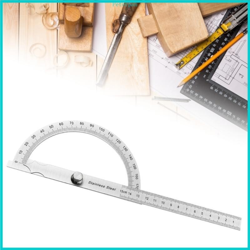 RPAN Upgraded Protractor Stainless Steel 180 Degree Protractor Angle ...