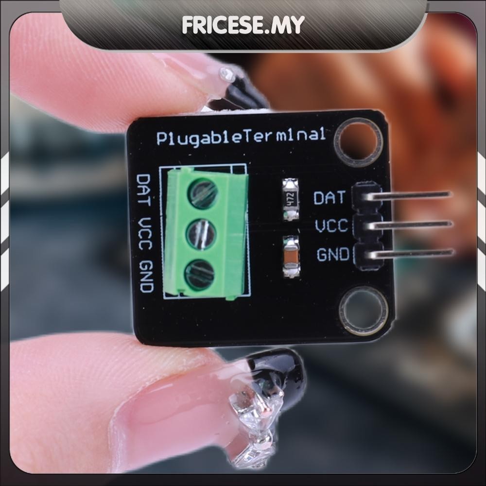 [Fricese.my] DS18B20 Temperature Sensor Board with Waterproof Probe ...