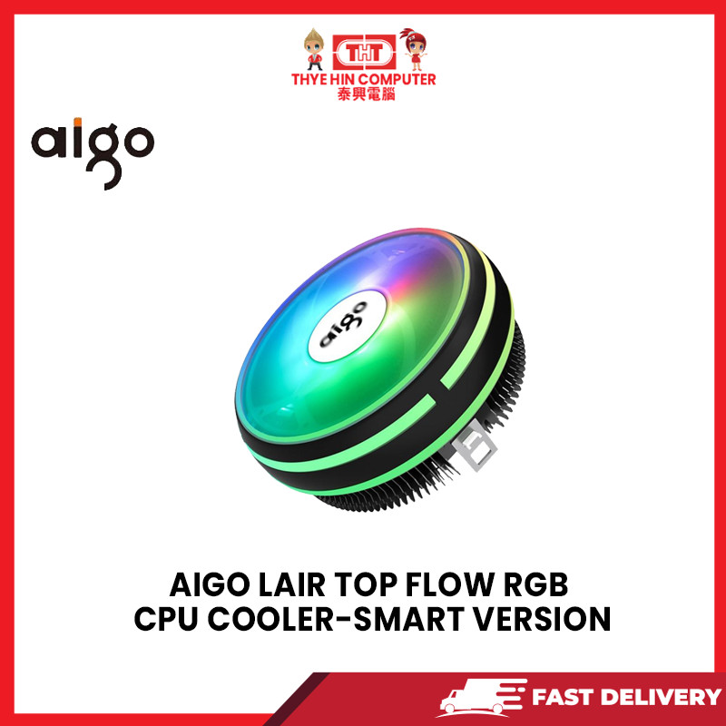 AIGO LAIR TOP FLOW RGB CPU COOLER-SMART VERSION | Shopee Malaysia