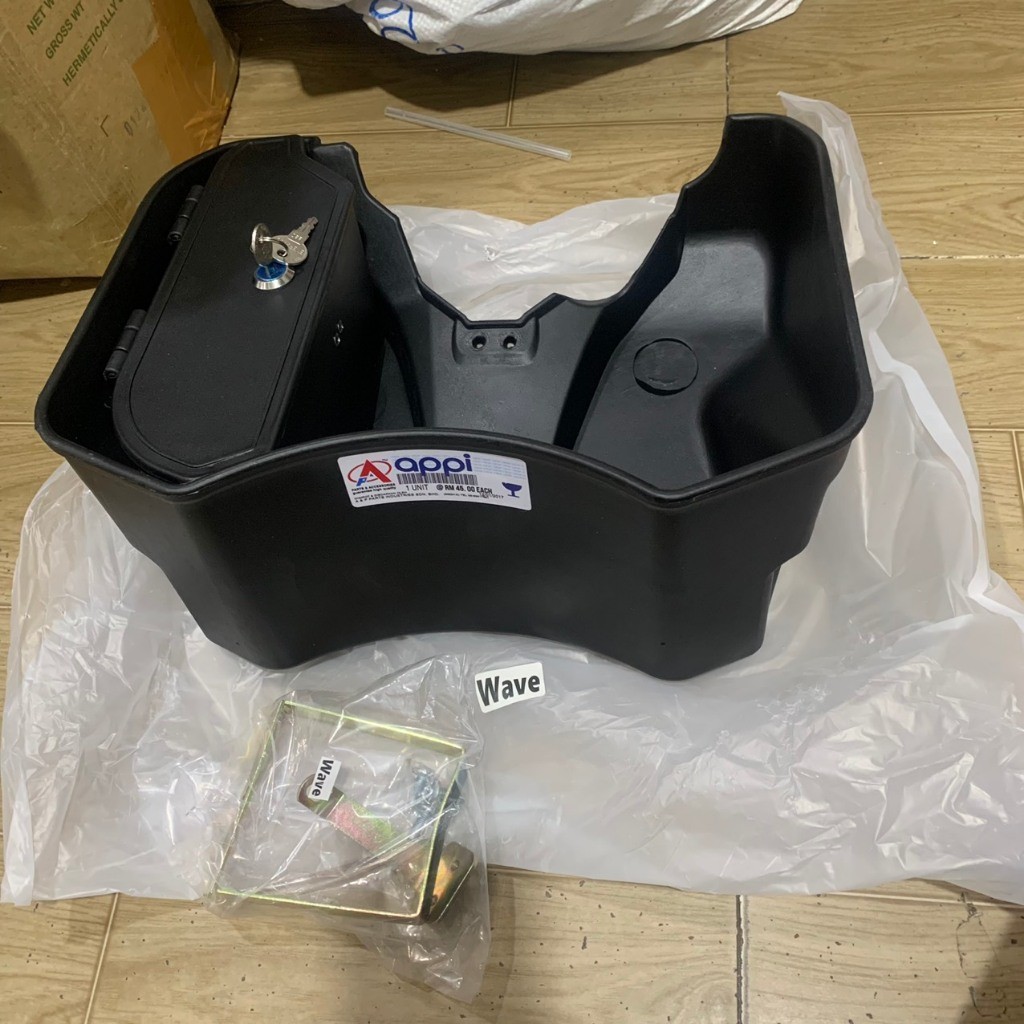 [Real Image] APPI V8 small 100 cc WAVE middle basket with small box and ...